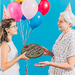 Outdoor/Garden Stepping Stones - Grandma and Grandpa Gifts - Great Grandma Gifts (Grandparents Day Gift "Grandchildren Welcome Home")