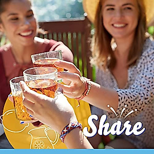 Crystal Light Sugar-Free Decaffeinated Lemon Iced Tea Naturally Flavored Powdered Drink Mix 48 Count Pitcher Packets