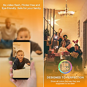 hansang E12 LED Candelabra Bulbs 3000K Soft White 6W 60Watt Equivalent, B11 Ceiling Fan Light Bulbs Small Base, C37 Type B Light Bulb for Chandelier, 600 Lumen, Non-dimmable, 6 Pack