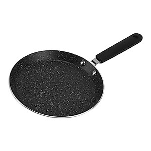 Crepe Pancake Pan,Flat Frying Pan,Tortilla Pan,Nonstick Round Shape,Aluminum Alloy Portable Griddle Pancake Maker Pan (6in)