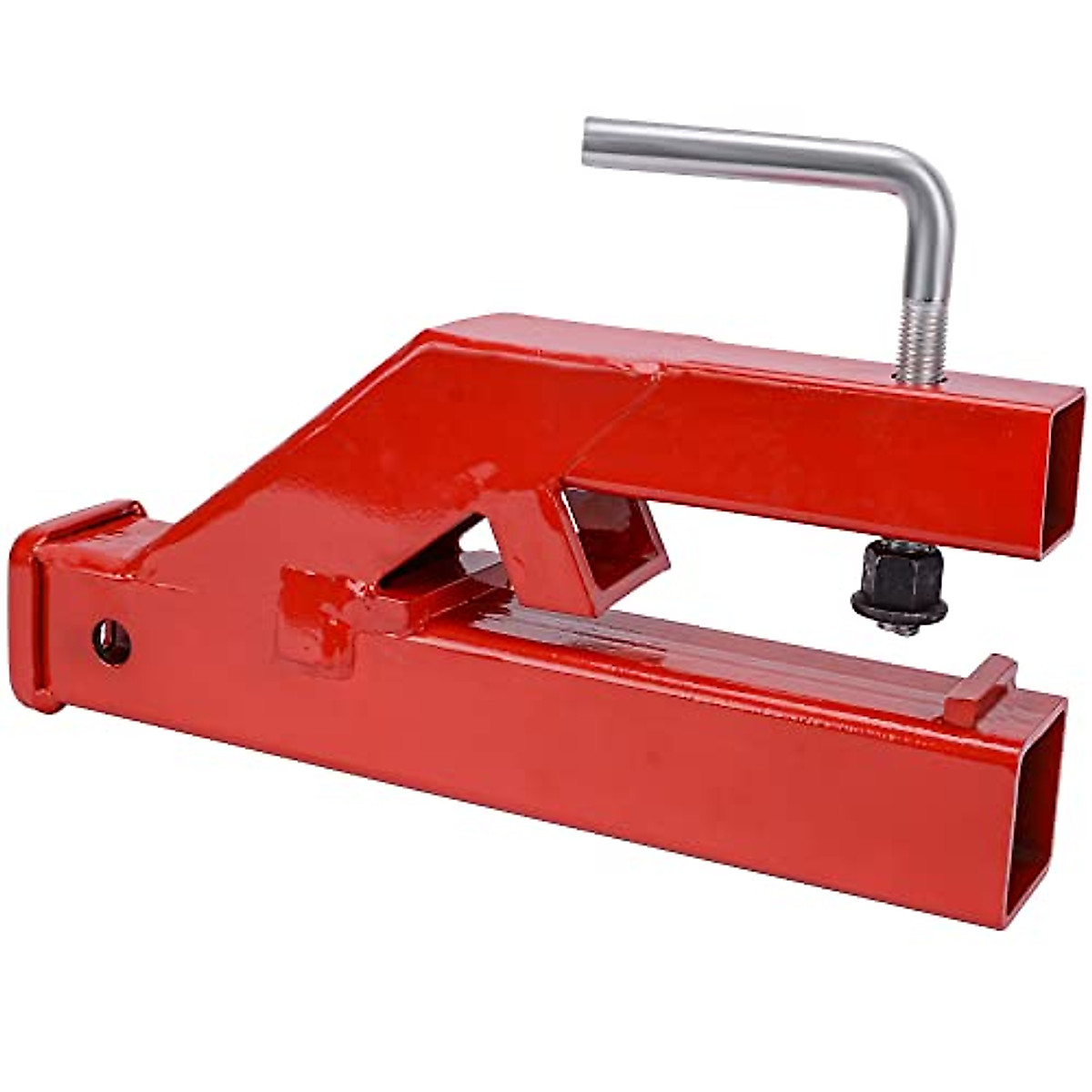 YINTATECH Clamp On Trailer Hitch Tractor Ball Bucket Trailer Receiver Hitch 2" Hitch Mount Adapter for Deere Bobcat