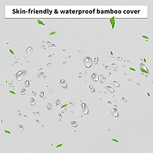 Baby Changing Basket - Moses Basket Boho Nursery Decor Cotton Rope Changing Table Topper with Thick Cotton Foam Pad and Removable Waterproof Bamboo Mattress Cover