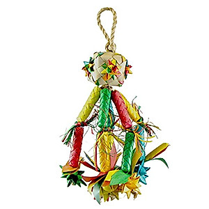 Planet Pleasures Firecracker Piñata Bird Toy, Small