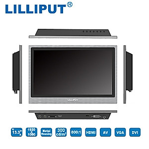 LILLIPUT 13.3" TK1330-NP/C/T-B OPEN FRAME VERSION Full HD HDMI monitor with capacitive touch function