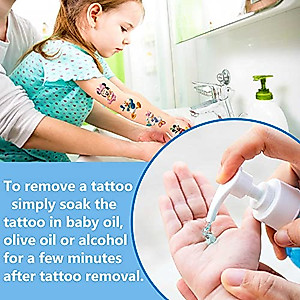 40 PCS Micke Mouse Tattoo Sticker Party Favors, Mouse Temporary Tattoos Mouse Birthday Party Supplies For Kids Boys And Girls Goody Bag Treat Bagfor Water Bottle Phone Skateboard Decoration