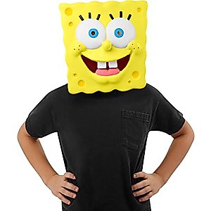 Rubie's Child's SpongeBob SquarePants Plastic Mask, As Shown, One Size