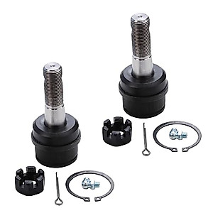 Detroit Axle - 4WD Front 11pc Suspension Kit for 05-10 Ford F-250 F-350 Super Duty 2005 2006 2007 2008 2009 2010, 2 Wheel Bearing Hubs 4 Ball Joints 3 Tie Rods 1 Drag Link 1 Sleeve Replacement