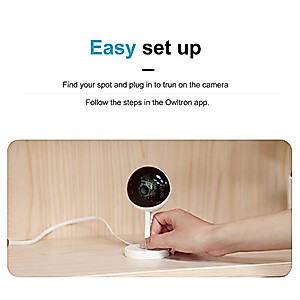 owltron Indoor Security Camera, 2 Pack 1080P Dog Cameras for Home Security WiFi Camera with Night Vision,Human Motion Detection,2-Way Audio Dog/Baby Monitor with Camera,Compatible with Alexa…