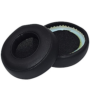 Sqrmekoko Replacement Ear Pad Cushion Cups Cover Earpads Repair Parts Compatible with Beats by Dr Dre Pro Detox (Black)