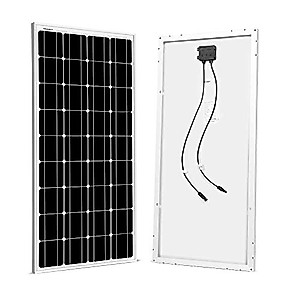 SUNGOLDPOWER 200 Watt 12V Monocrystalline Solar Panel Module Kit, High Efficiency Module PV Power Charging Battery, Portable LCD Solar Panel Controller for RV, Boats, Camper, Marine,Off-Grid System