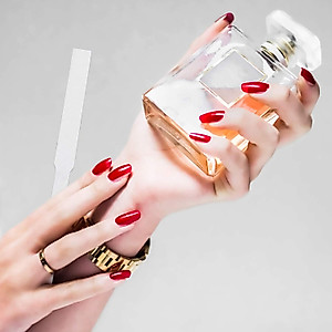 AUEAR, Disposable Premium Perfume Aromatherapy Paper Test Strips Fragrance Test Paper Essential Oils Test Paper Strip (100 Pack, 5.9" x 0.4")