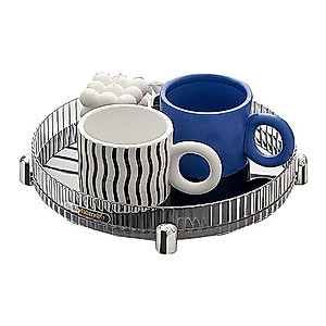 Spice Spinner, Spinning Spice Rack, Lazy Susan Turntable Organizer, 360 Degree Rotating Dresser Organizer, for Countertop, Refrigerator, Dresser Storage (Size : Single layer)