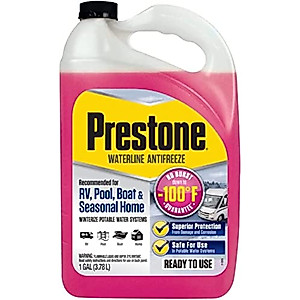 Garden at Home RV/Waterline Antifreeze RVs, Pools, Boats and Seasonal Homes - 1 gal (-100° F), Pink