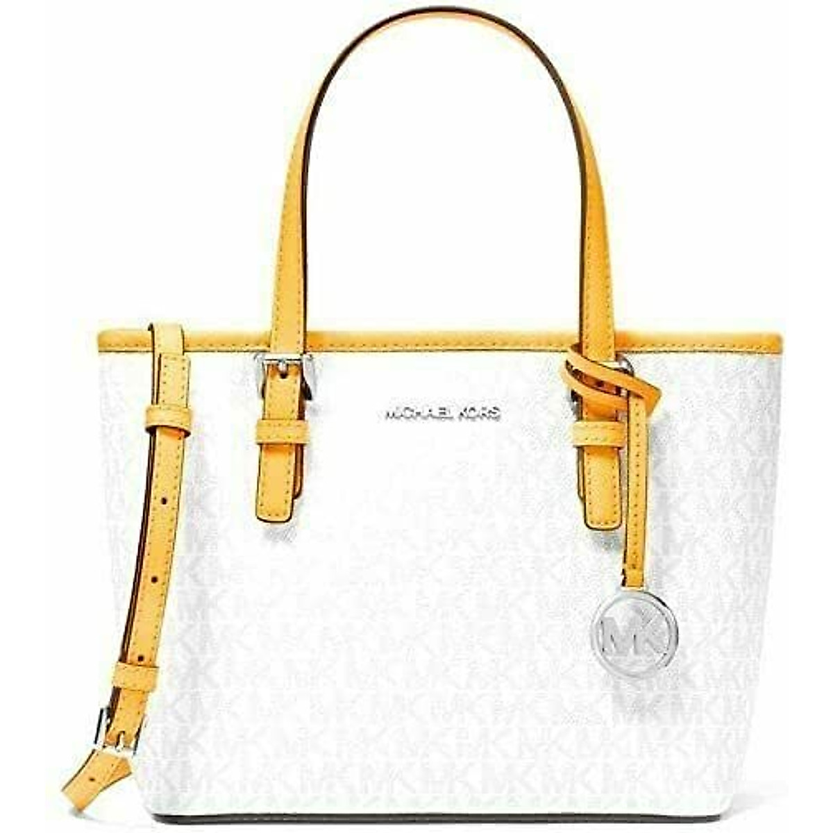 Michael Kors XS Carry All Jet Set Travel Womens Tote (grapefruit multi)