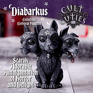 Nemesis Now Cult Cuties Adorable Occult Figurines, Bewitching Evil Spirit Creatures, Hand-Painted, Resin - Diabarkus