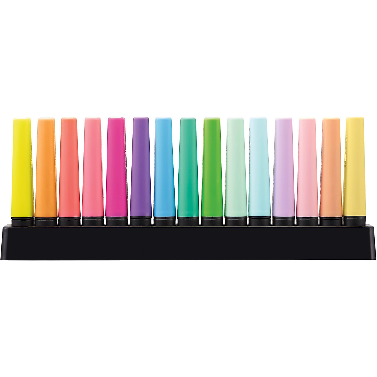 STABILO BOSS Original Fluorescent and Pastel Highlighters – Deskset of 15 Assorted Colours