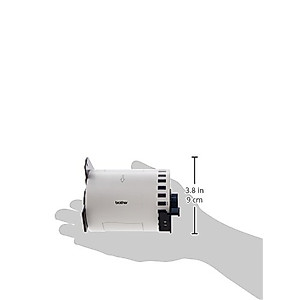 Brother Genuine DK-2243 Continuous Length Black on White Paper Tape for Brother QL Label Printers, 4" x 100' (101mm x 30.4M), 1 Roll per Box, DK2243