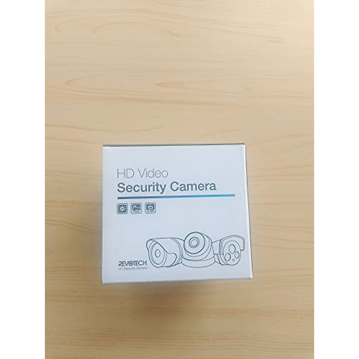 Revotech HD 3MP Mini Security POE IP Camera, 3.7 mm Pinhole Small Indoor Camera P2P Remote View CCTV Video Camera H.265(I706-2-P Black)