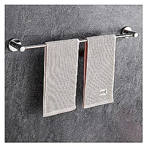 Towel BAR Rack Towel Rack Large Size Single Towel Storage Rack Towel Bars,Wall Mounted Towel Rod,Stainless Steel Polished Finish,for Bathroom Hardware,Kitchen and Toilet Bathroom Hardware/100Cm (Size