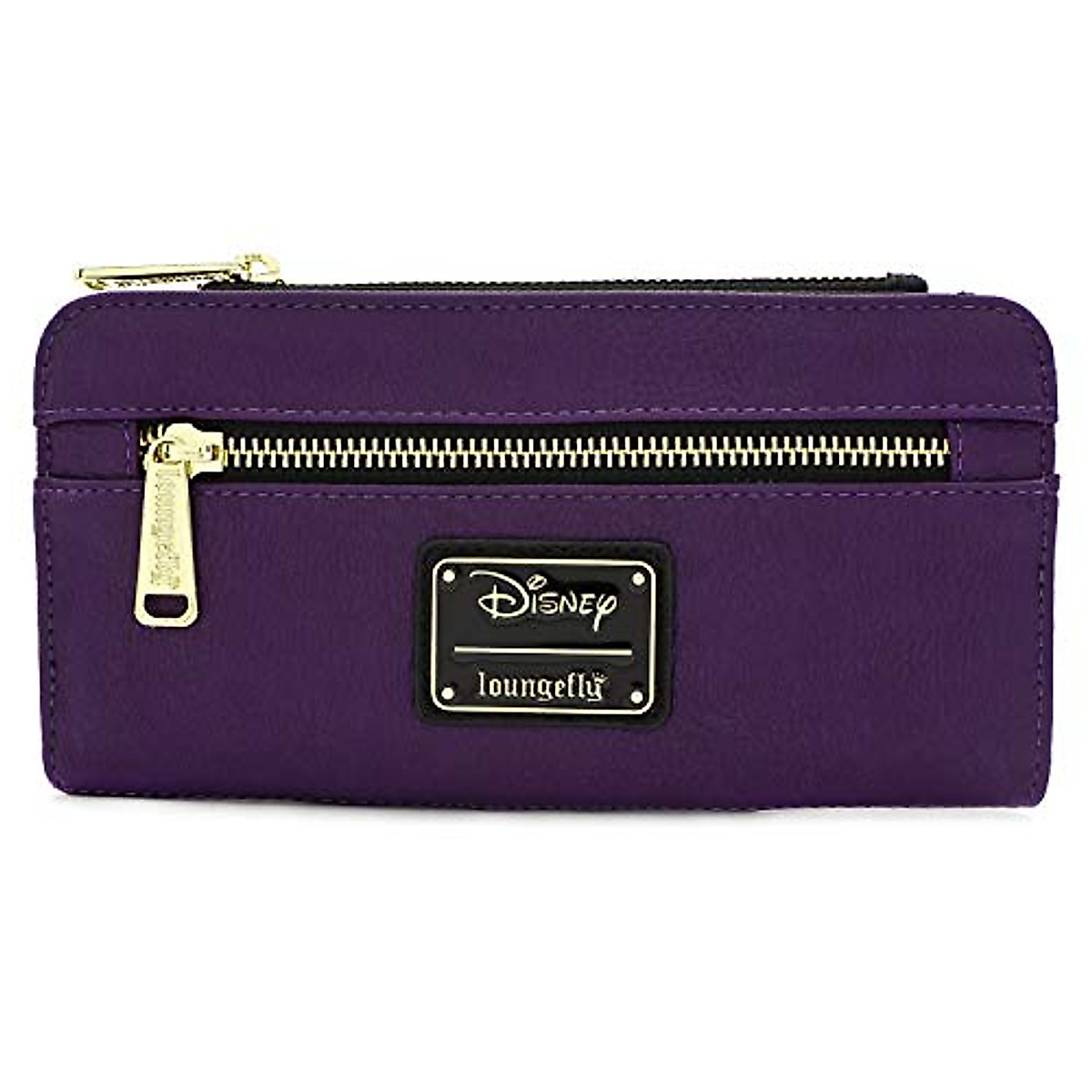 Loungefly x Disney Maleficent Top-Zip Wallet, Purple, One Size
