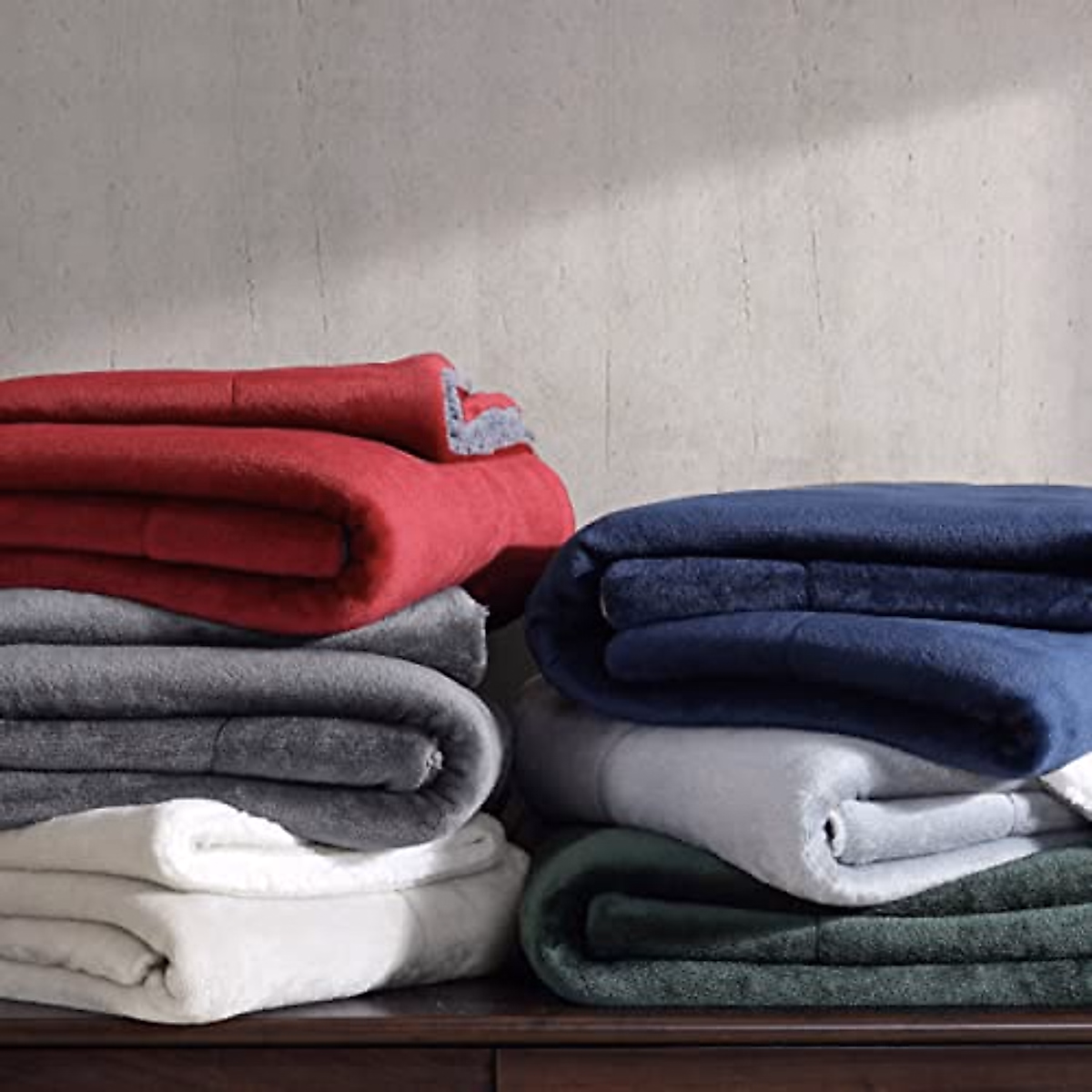 Eddie Bauer Ultra-Plush Collection Throw Blanket-Reversible Sherpa Fleece Cover, Soft & Cozy, Perfect for Bed or Couch, Smoke Grey