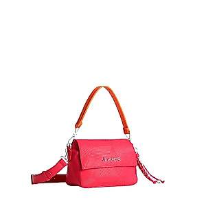 Desigual woMens Casual Hand Bag, Red, U US