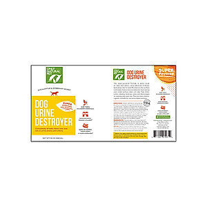 Only Natural Pet Enzyme Powered Stain & Odor Eliminator - Professional Pet Urine Pee Cleaner Deodorizer for Dogs - Hardwood Floors Carpets Upholstery - Eucalyptus & Rosemary Scent - 32Floz