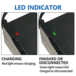 42V Charger for Segway Ninebot Electric Scooter,YZPOWER 36V Lithium Battery Charger Universal for M365 pro/pro2,Bird, Lime, Lime-S, Spin, Skip