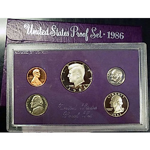 1986 U.S. Mint Proof Set Original Mint Pkg