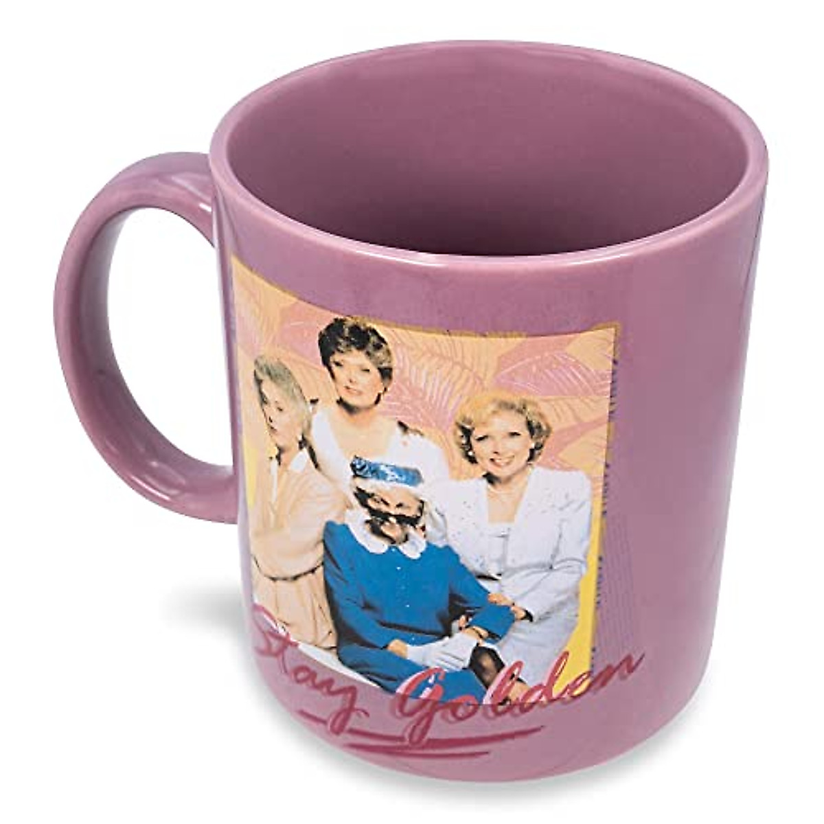 Silver Buffalo The Golden Girls Stay Golden Ceramic Coffee Mug | Holds 20 Ounces