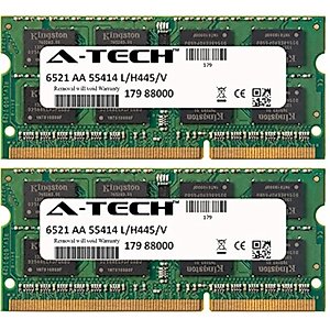 A-Tech 8GB KIT (2 x 4GB) For HP-Compaq HP Touchsmart Desktop 600-1040me 600-1040nl 600-1040uk 600-1047 600-1050 600-1050a 600-1050ch 600-1050de 600-1. SO-DIMM DDR3 NON-ECC PC3-10600 1333MHz RAM Memory