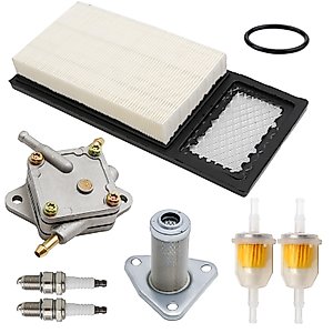 Anxingo 72144G01 Air Filter 72084-G01 Fuel Filter 72021-G01 Fuel Pump 26591G01 Oil Filter Replacement for EZGO TXT Medalist 4 Cycle 295cc 350cc Golf Cart 1994-2003