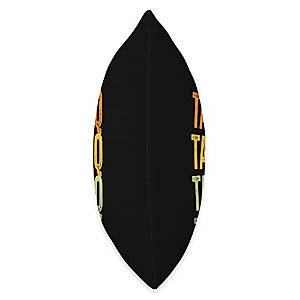 Team Tariq Rainbow Repetition of Tariq Name Text Throw Pillow, 16x16, Multicolor