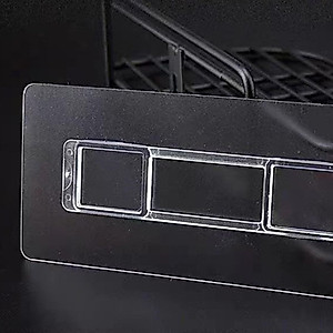 AUNMAS 6 Pack Shower Caddy Adhesive Replacement, Adhesive Shower Hooks Strong Adhesive Wall Hooks Waterproof Adhesive Hooks for Bathroom Tissue Box Toothbrush Holder