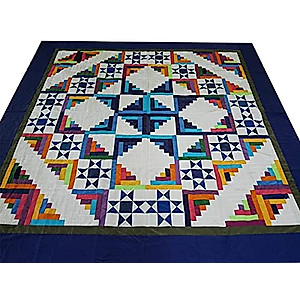 50pcs 12 x 12 inch Multicolor Cotton Fabric Bundle Squares for Quilting Sewing, Precut Fabric Squares for Craft Patchwork