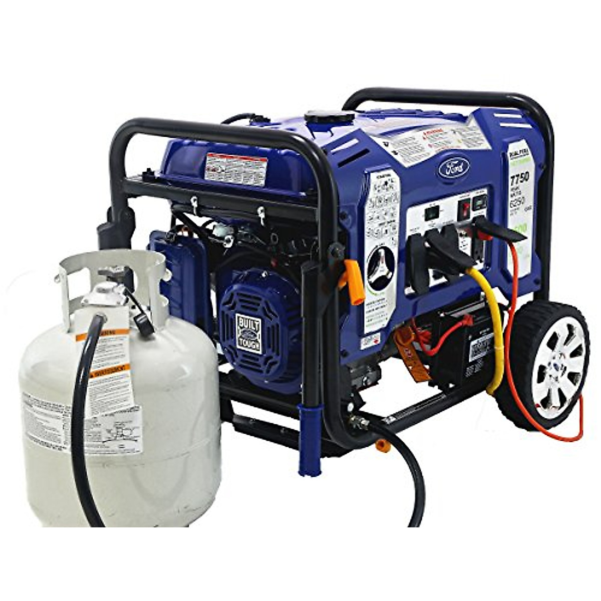 Ford 7,750W Portable Switch & Go Technology and Electric Start, FG7750PBE Dual Fuel Generator