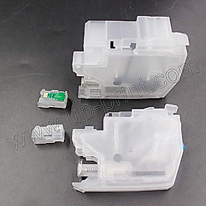 UP Empty Refillable Ink Cartridge Replacement for Brother LC3017 LC3019 XXL,Work with Brother MFC-J6930DW MFC-J6530DW MFC-J5330DW MFC-J6730DW Printer