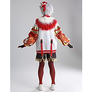 miccostumes Womens Game Sun Bin Cosplay Costume for Tiger New Year with Hat (Medium, Multicolored)