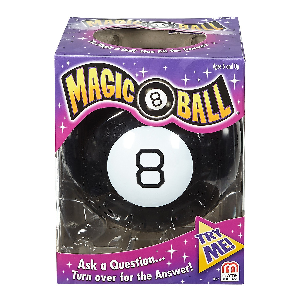 Mattel Games Magic 8 Ball Kids Toy, Novelty Fortune Teller, Ask A Question & Turn Over for Answer
