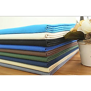 Sheicon 100% Cotton Fabric by The Yard 60-Inch Wide Solid Colors 10 oz Canvas Fabric Color Army Green Size 1 Yard