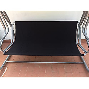 Izzybang 2/3 Seat Patio Swing Cover Chair Bench Replacement Cover for Swing Seat Waterproof Heavy Duty Swing Seat Cover, (L) x (W) 50.00 x 41.33 inch