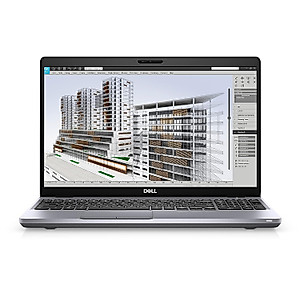 Dell Precision 3550 Laptop Notebook PC, Intel Core i5-10310U 1.70 GHz Processor, 16GB DDR4 Ram, 256GB NVMe SSD, Webcam, WiFi & Bluetooth, Type C, HDMI, Windows 10 Professional (Renewed)