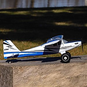 E-flite RC Airplane UMX Turbo Timber Evolution BNF Basic Transmitter Battery and Charger Not Included with AS3X and SAFE EFLU8950 Airplanes B&F Electric