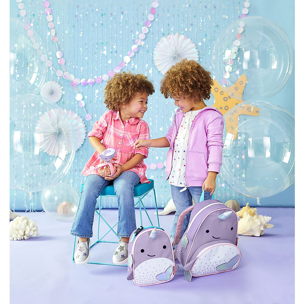 Skip Hop Kids Lunch Box, Zoo Lunchie, Narwhal