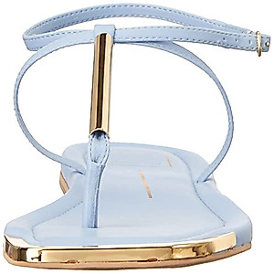 Dolce Vita Women's ARCHEY Flat Sandal, Sky Blue Stella, 9