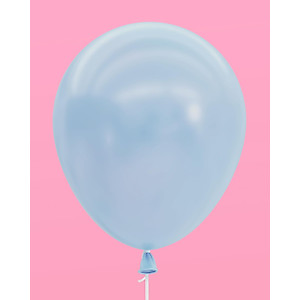xo, Fetti Blue, Pearl White, Clear, Silver, Latex Balloons - 25 pk, 12" | Cloud Nine Bachelorette Party Decorations, Birthday Party Supplies, Bridal Shower, Boy Baby Shower, Winter Holiday