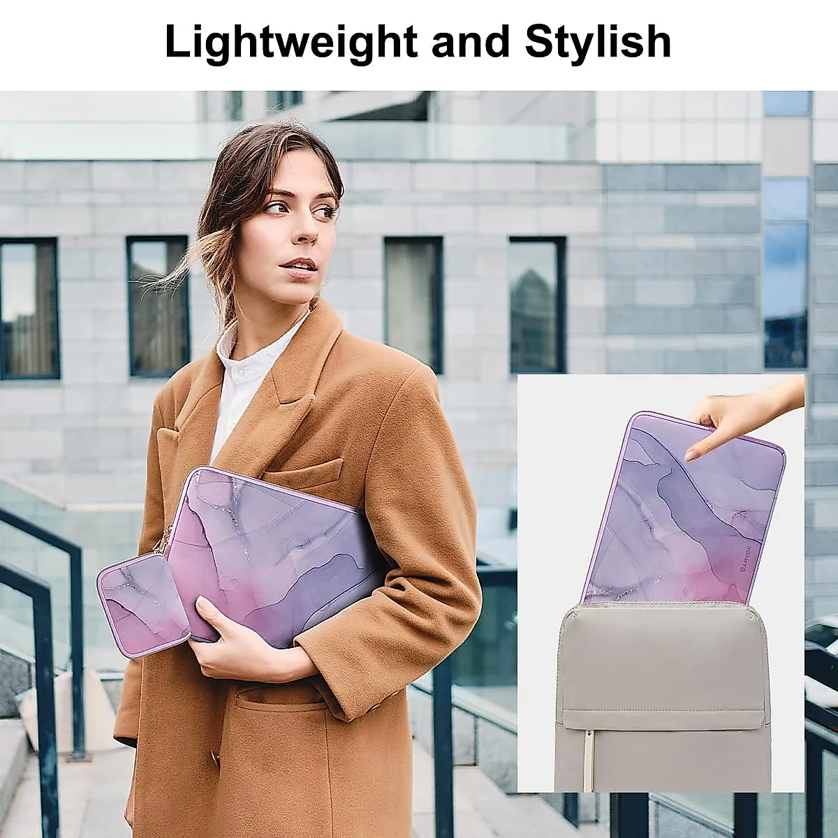 ARVOK 15 15.6 16 inch Laptop Sleeve for MacBook Pro 15 inch/MacBook Pro 16 inch Water-Resistant Laptop Case Notebook Computer/Tablet Pouch Cover for HP/Dell/Lenovo/Asus/Acer/Samsung with Extra Bag