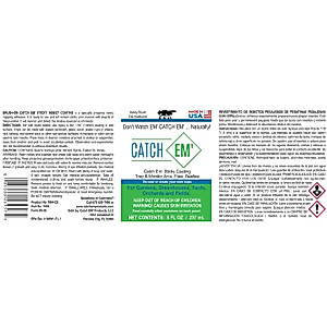 Catch EM' Sticky Coating 8oz Brush on Insect Trap Coating(Brush Cap)