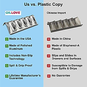 Simply Shelf Essential Oil Storage Organizers - 3pc Expandable Set - Essential Oil Holders for Drawer Storage & Tabletop Display - Holds 15 Oil Bottles (5 & 15mL)