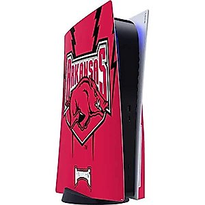 Skinit Decal Gaming Skin Compatible with PS5 Console - Officially Licensed Arkansas Razorbacks Design